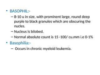 Peipheral blood smeasr and staining done | PPT
