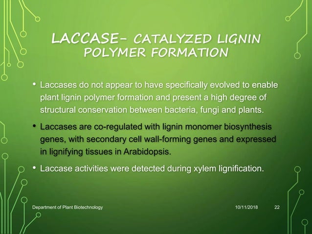 Cell biology of Lignification in plants | PPTX