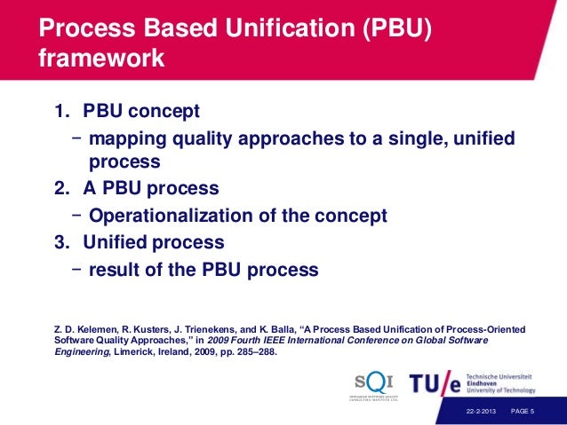 Process based unification for multi-model software process improvement