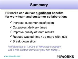 PBworks Overview | PPT