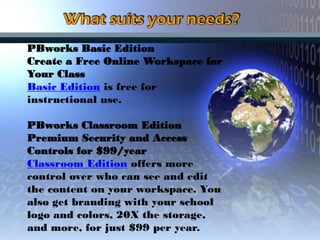 PBworks presentation | PPT