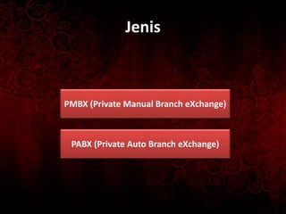 Mengenal PBX | PPTX