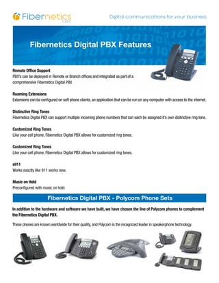Pbx Features | PDF