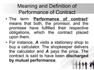 Performance of Contract | PPT | Free Download