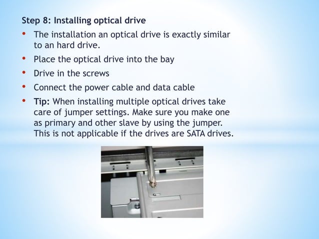 Pc assembly | PPTX | Computer Peripherals | Computing