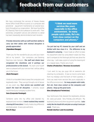 Pc computer cleaning (unit: cpu tower brochure | PDF