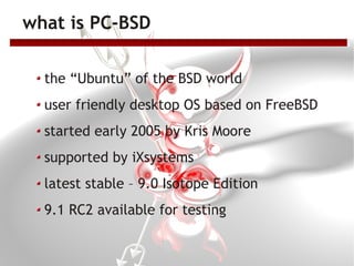 Pc bsd-intro | PDF
