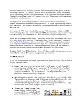 How to Build a Computer from Scratch. | PDF | Computing | Technology & Computing