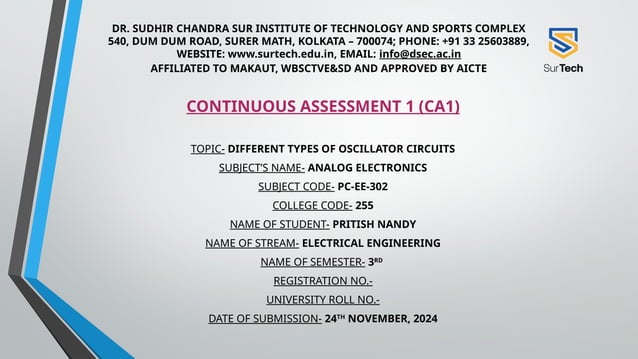 CONTINUOUS ASSESMENT1(CA1) FOR MAKAUT.pptx.pptx