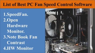 PC Fan Control Software for Windows 10 and Mac | PPT