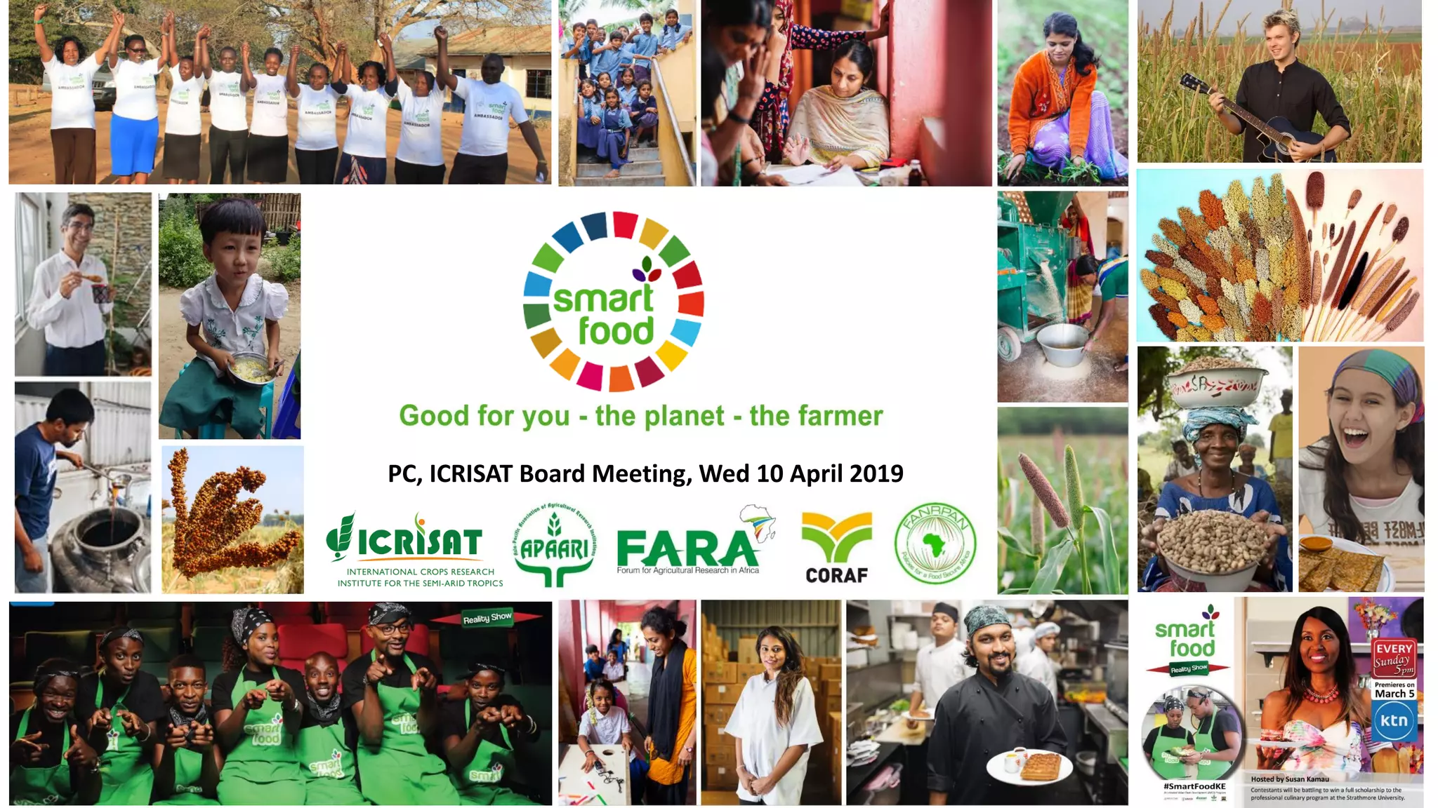 ICRISAT Governing Board 2019 PC meeting: Drylands in transition ...