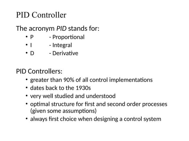 pc-lec4.pptx pid controller presentation | PPT