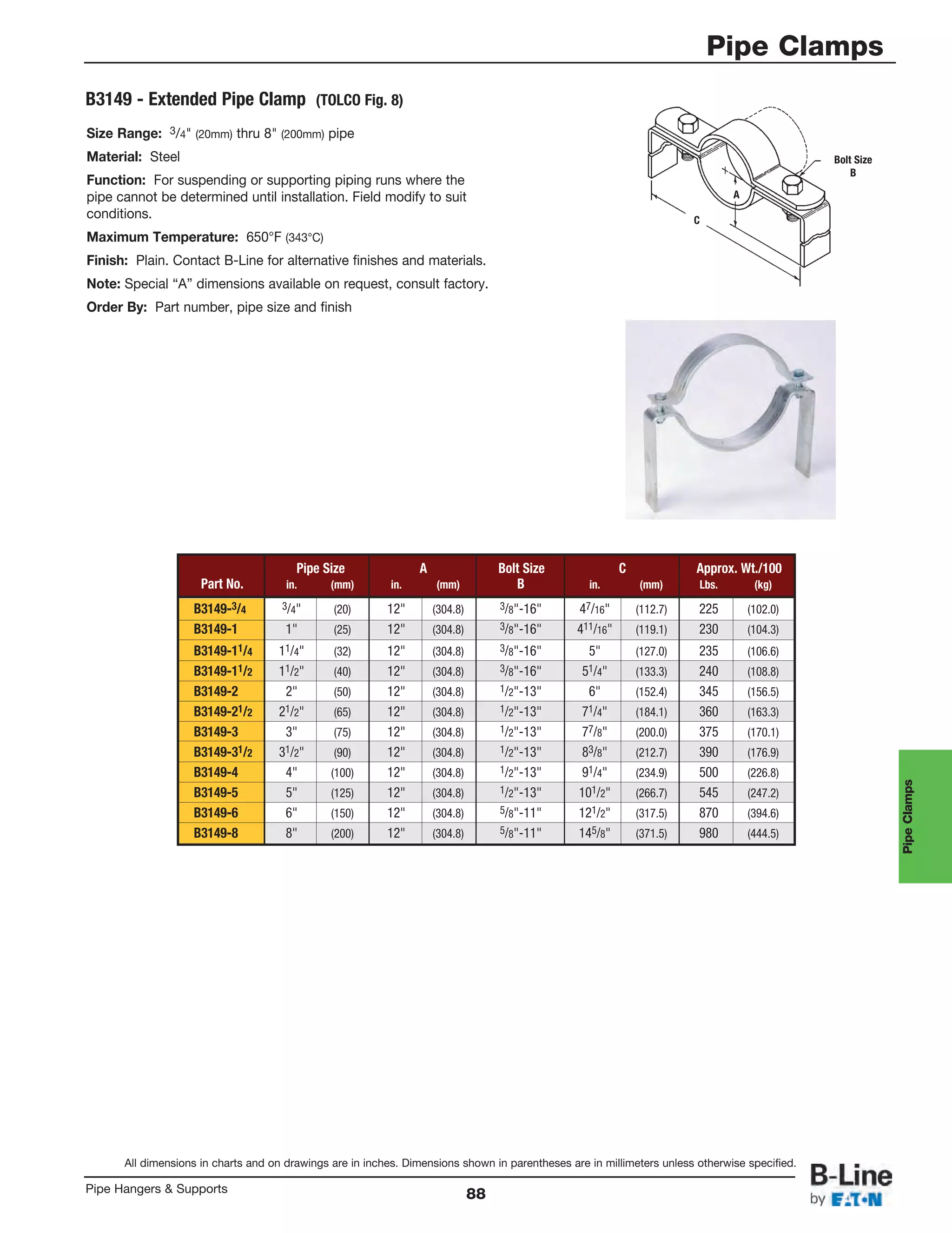 Pc offset pipeclampmarinehanger | PDF