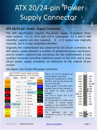 Pc PinOuts EasyPCOnline | PDF