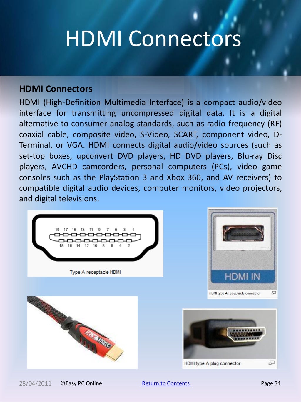 Pc PinOuts EasyPCOnline