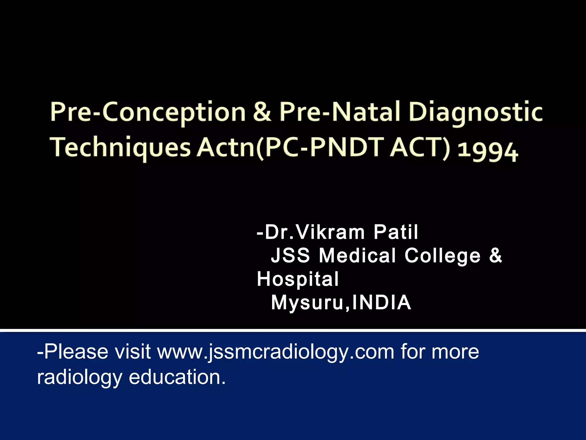PNDT Act | PPT