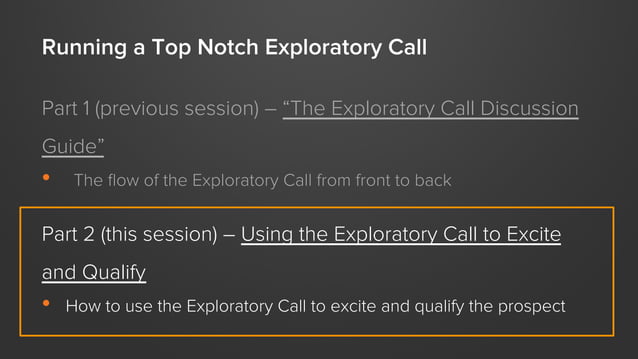 [PC-P] Using The Exploratory Call To Excite & Qualify.pdf