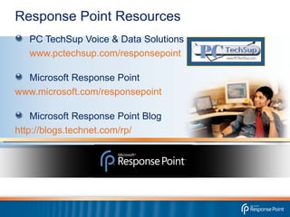 MS ResponsePoint | PPT