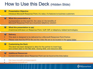 MS ResponsePoint | PPT