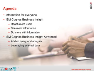 IBM Cognos 10 - Overview [1] | PPT