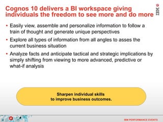 IBM Cognos 10 - Overview [1] | PPT