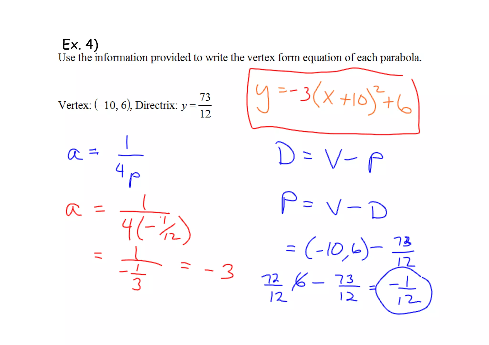 Pc 10.2 notes_parabolas | PDF