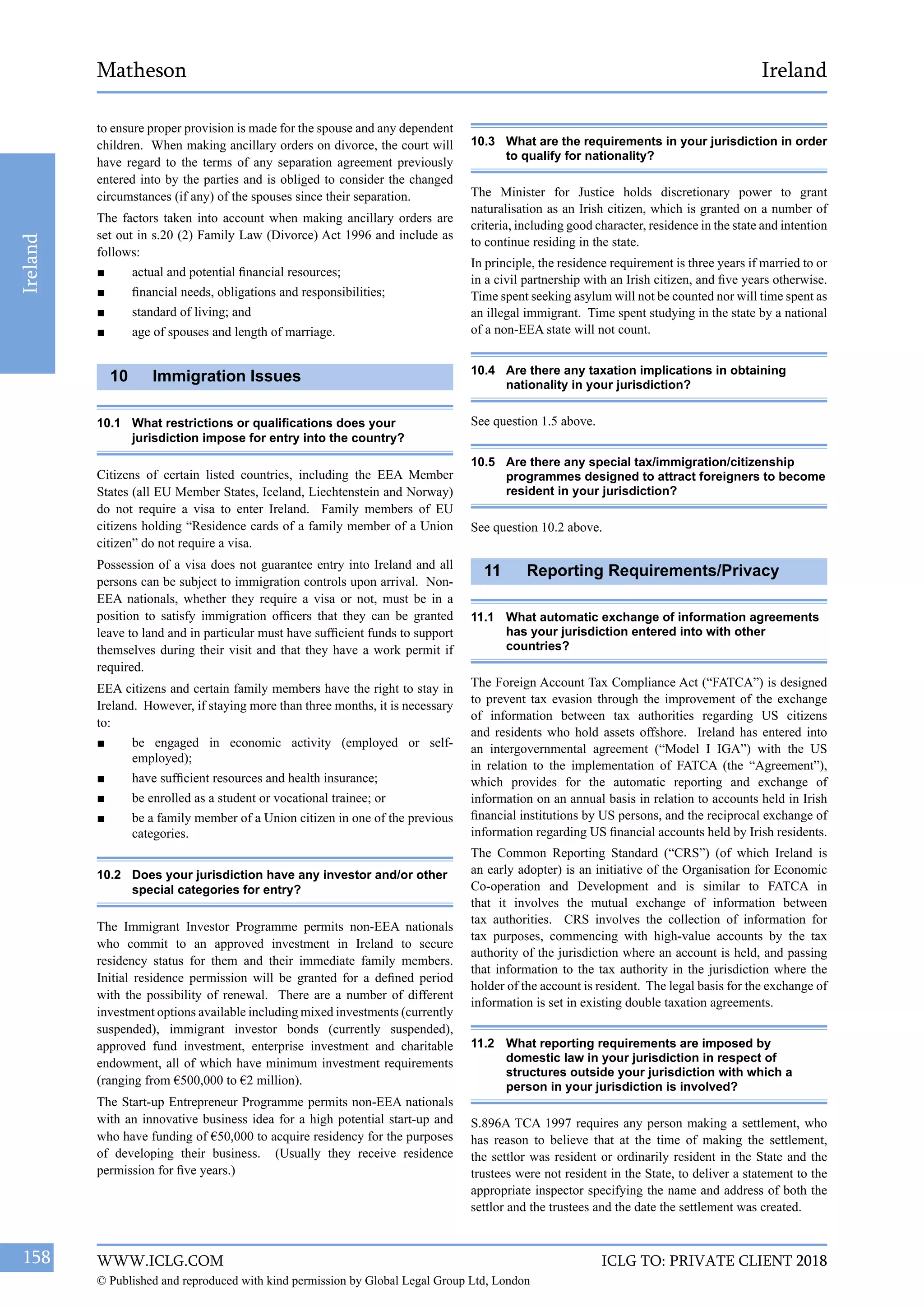 International Comparative Legal Guide to: Private Client 2018 | PDF