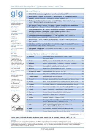 International Comparative Legal Guide to: Private Client 2018 | PDF