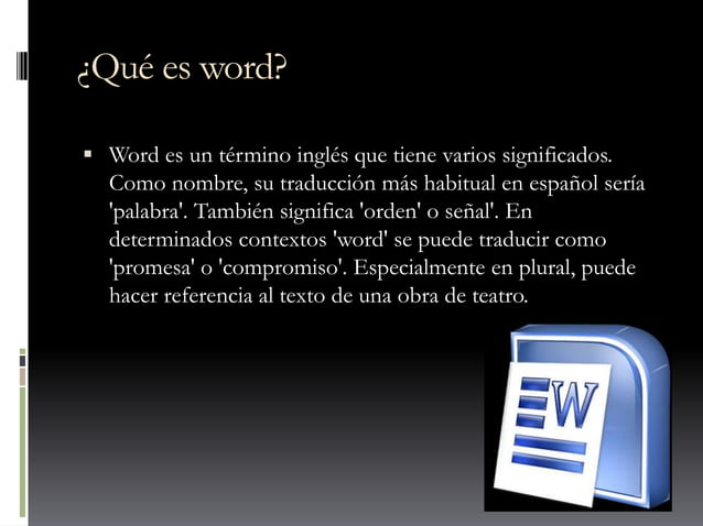 TUTORIAL DE WORD | PPTX