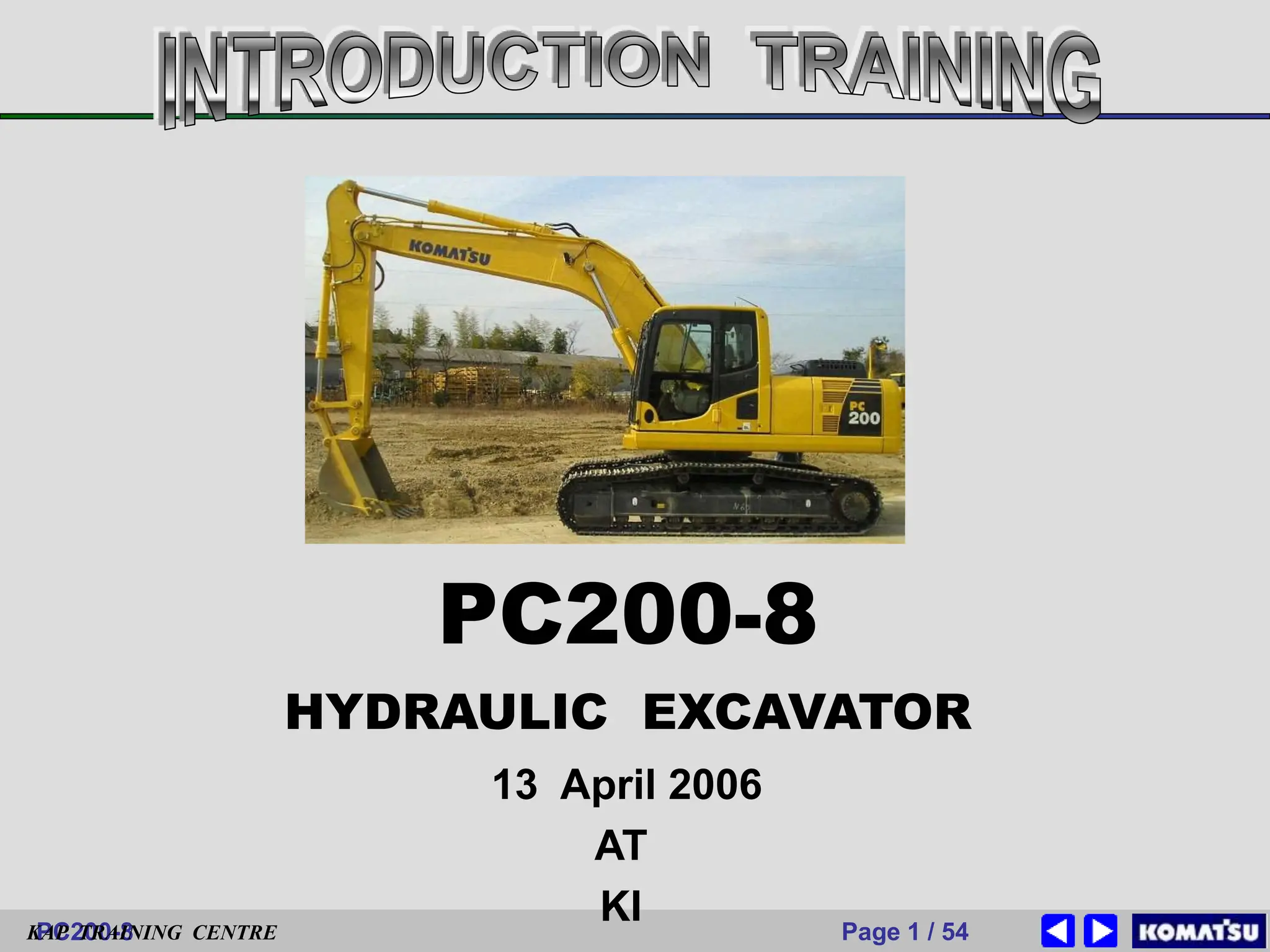 PC200-8 Improvement.ppt excavator kelas 20ton | PPT
