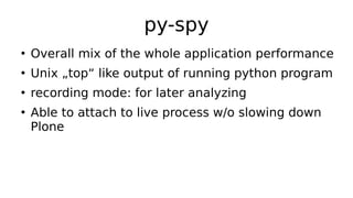 Plone Performance, Profiling, Power-Consumption | PPT