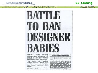 Pc2.11 Cloning Science Fiction Vs. Science Fact | PPT