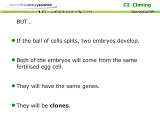 Pc2.11 Cloning Science Fiction Vs. Science Fact | PPT