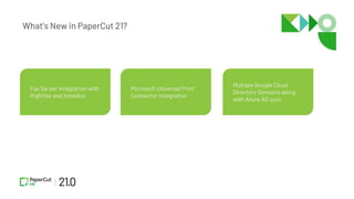 PaperCut MF 21.0 | PPTX