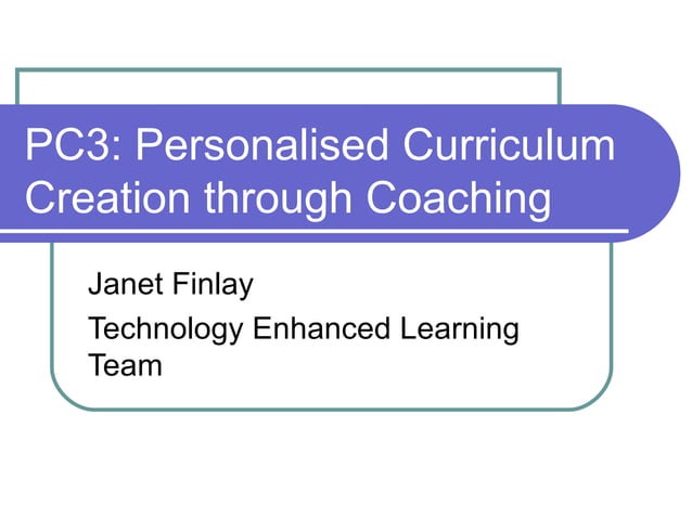 Pc3 overviewpresentation | PPT