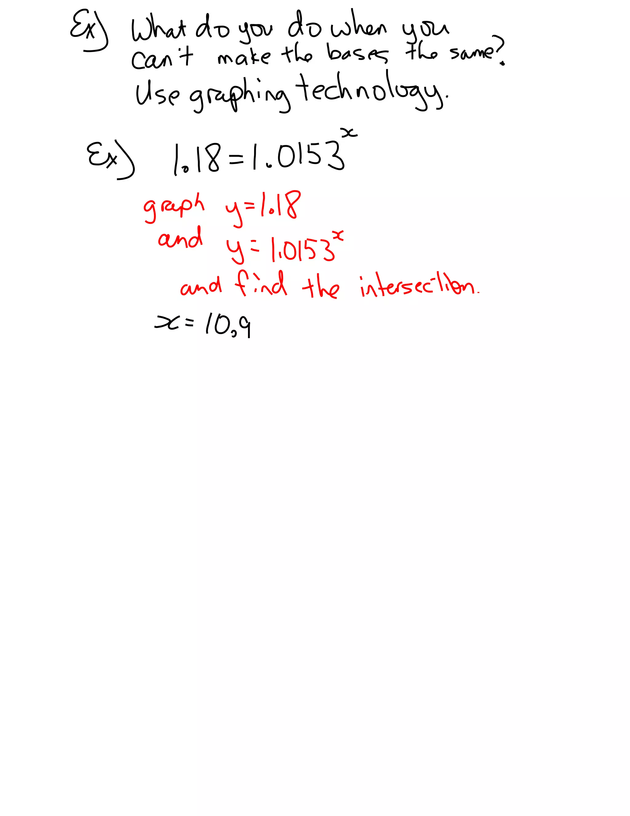 Pc 30 7.3 solving exponential equations | PPTX | Physics | Science