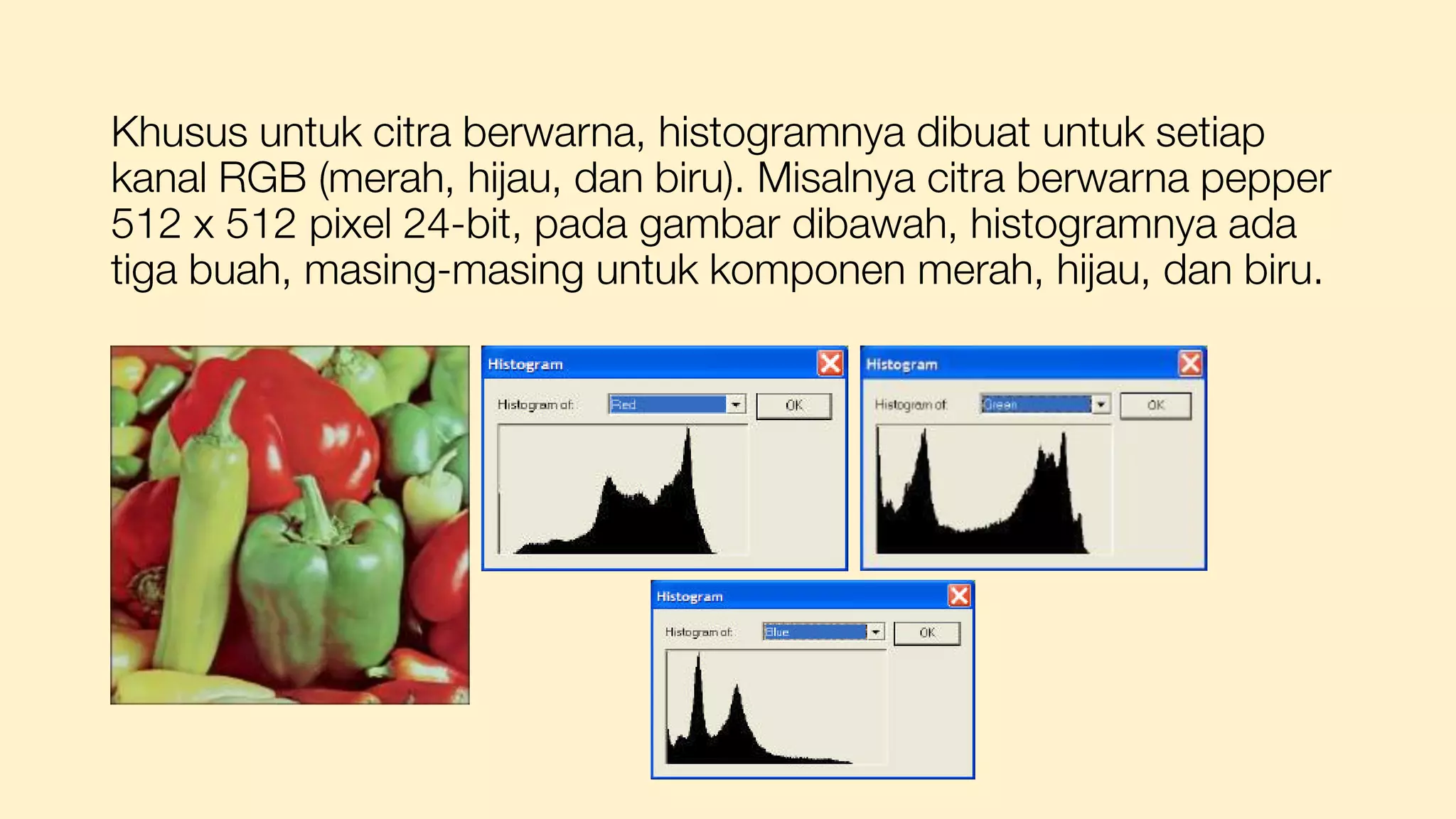Pengolahan Citra 4 - Histogram Citra | PPT