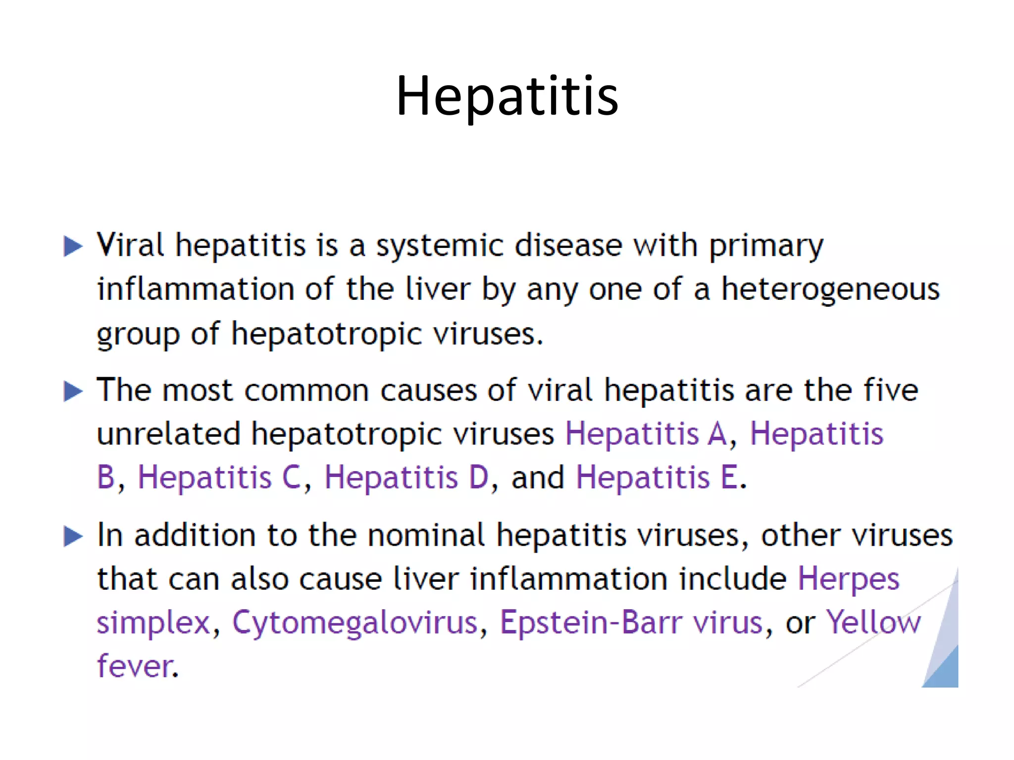 PATHOLOGY OF HEPATITIS- A, B, C, D, E | PDF