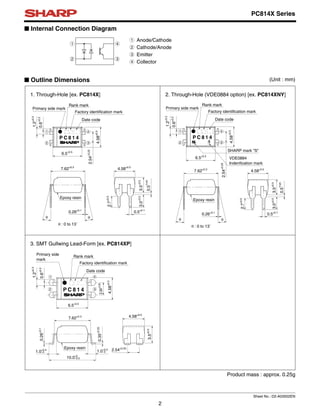 Original Opto PC814 814 SOP-4 New SHARP | PDF