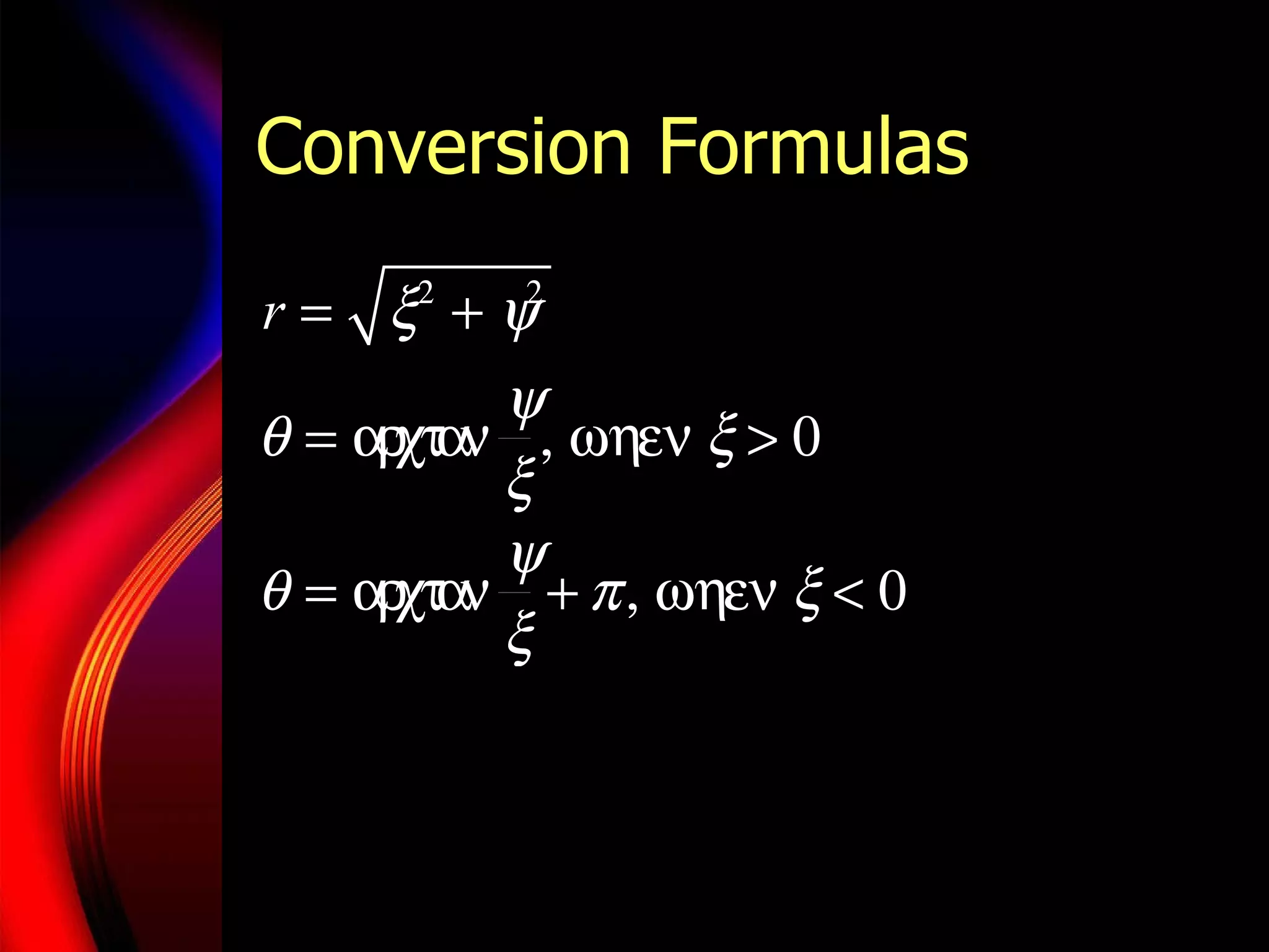 Pc9 3 polar&rect | PPT
