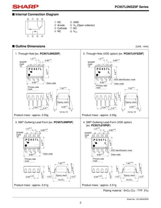 Original Opto PC957L PC957 P957 957 DIP-8 New Sharp | PDF