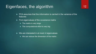 Face recognition using PCA | PPT