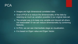Face recognition using PCA | PPT