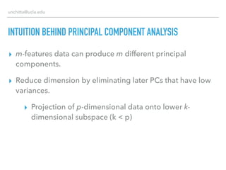 Mathematical Introduction to Principal Components Analysis | PPT