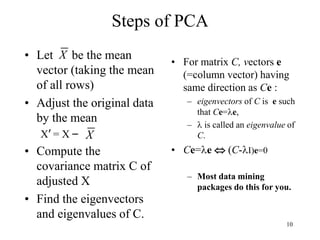 The following ppt is about principal component analysis | PPT