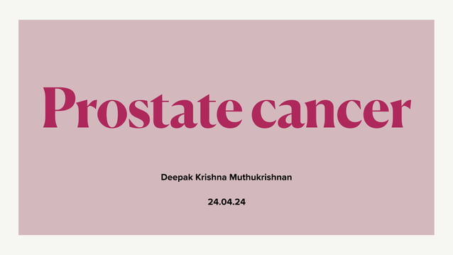 A brief review on prostate and prostate cancer | PDF | Cancer ...