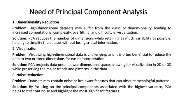 Principal Component Analysis in Machine learning.pptx