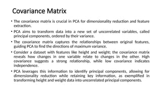 Principal Component Analysis in Machine learning.pptx