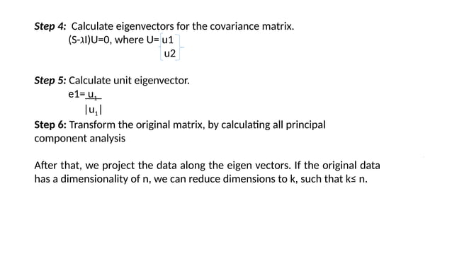 Principal Component Analysis in Machine learning.pptx