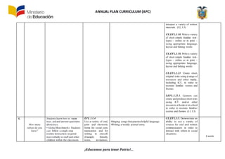 Pca a1.2 3 ro, 4to , 5to de basica | PPT